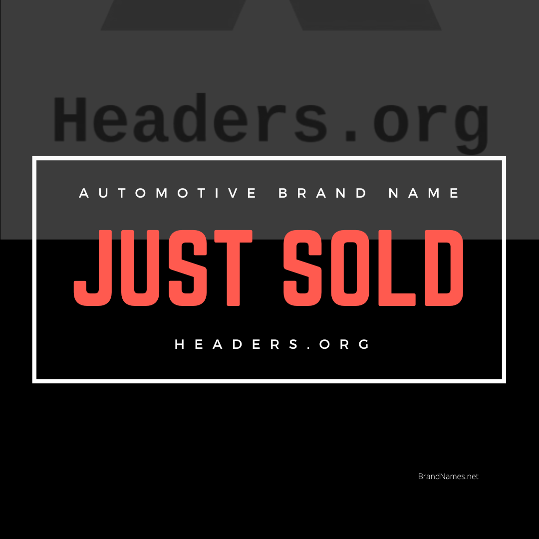 Just Sold: Headers.org – BrandNames.net