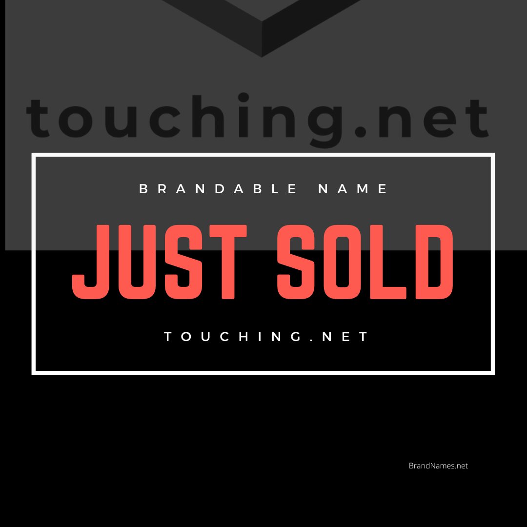 Just Sold: Touching.net – BrandNames.net